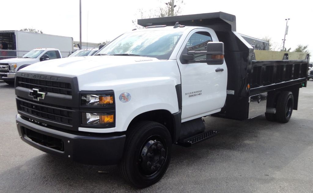 2019 New Chevrolet SILVERADO 5500HD 14FT MASON CONTRACTORS DUMP TRUCK ...