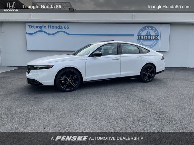 Honda Accord Sport White Black Rims