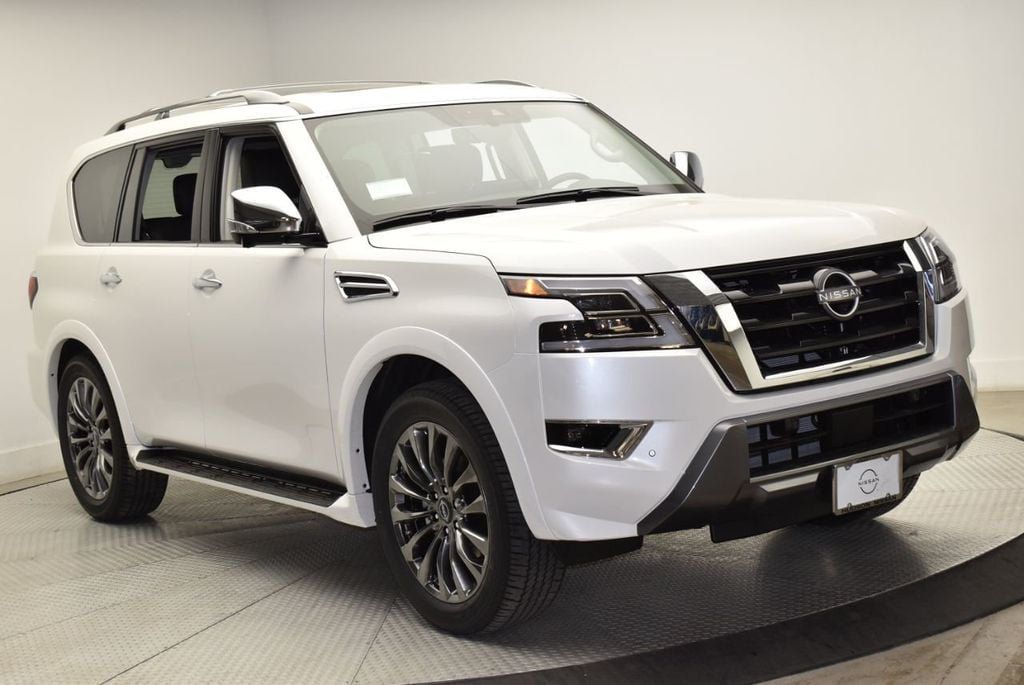 Lifted Nissan Armada White