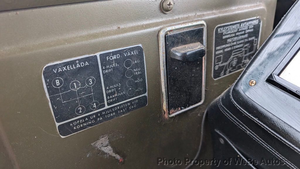 1963 Used Volvo Laplander L3314 "Valp" Military Soft Top Troop Carrier ...