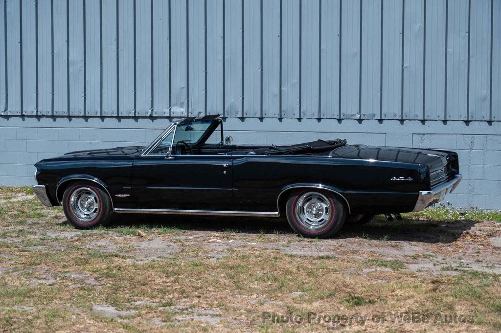 1964 Used Pontiac Lemans PHS Docs, Triple Black, GTO Badged, Power Top ...