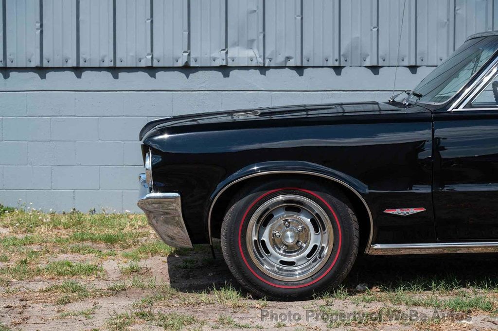 1964 Used Pontiac Lemans PHS Docs, Triple Black, GTO Badged, Power Top ...