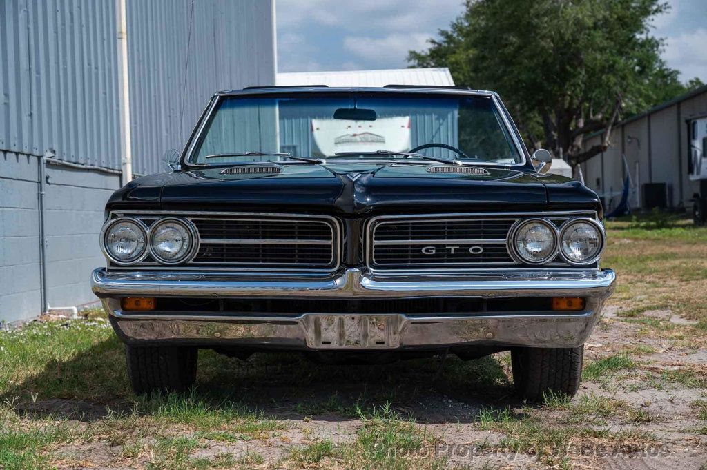 1964 Used Pontiac Lemans PHS Docs, Triple Black, GTO Badged, Power Top ...