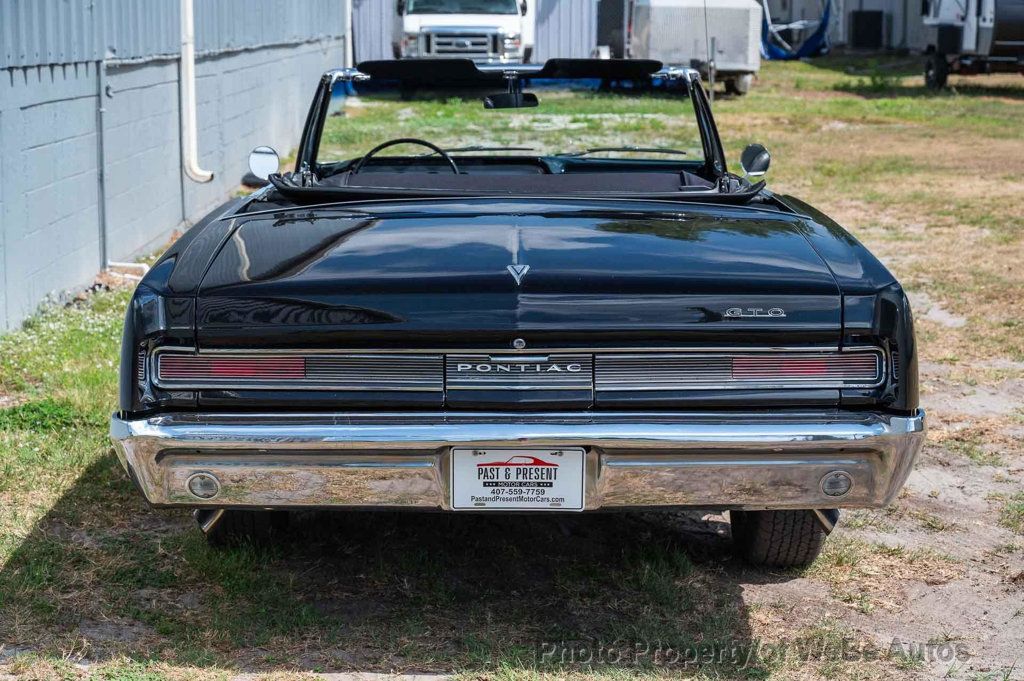 1964 Used Pontiac Lemans PHS Docs, Triple Black, GTO Badged, Power Top ...