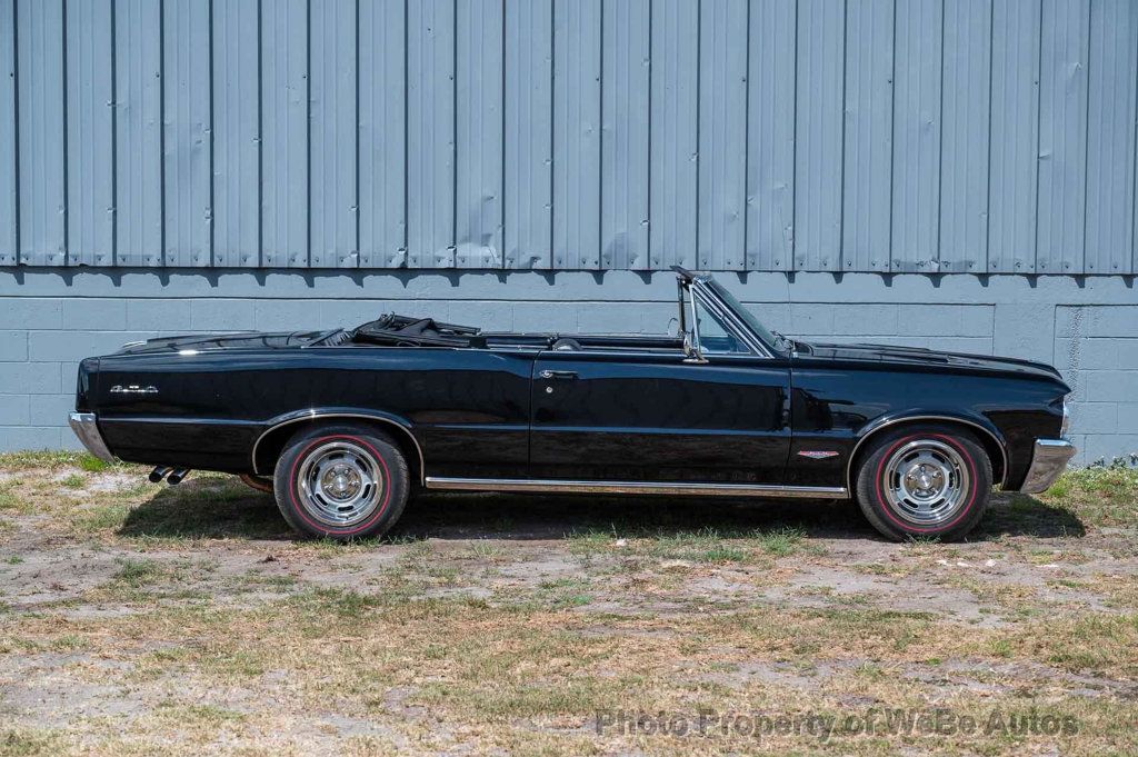 1964 Used Pontiac Lemans PHS Docs, Triple Black, GTO Badged, Power Top ...