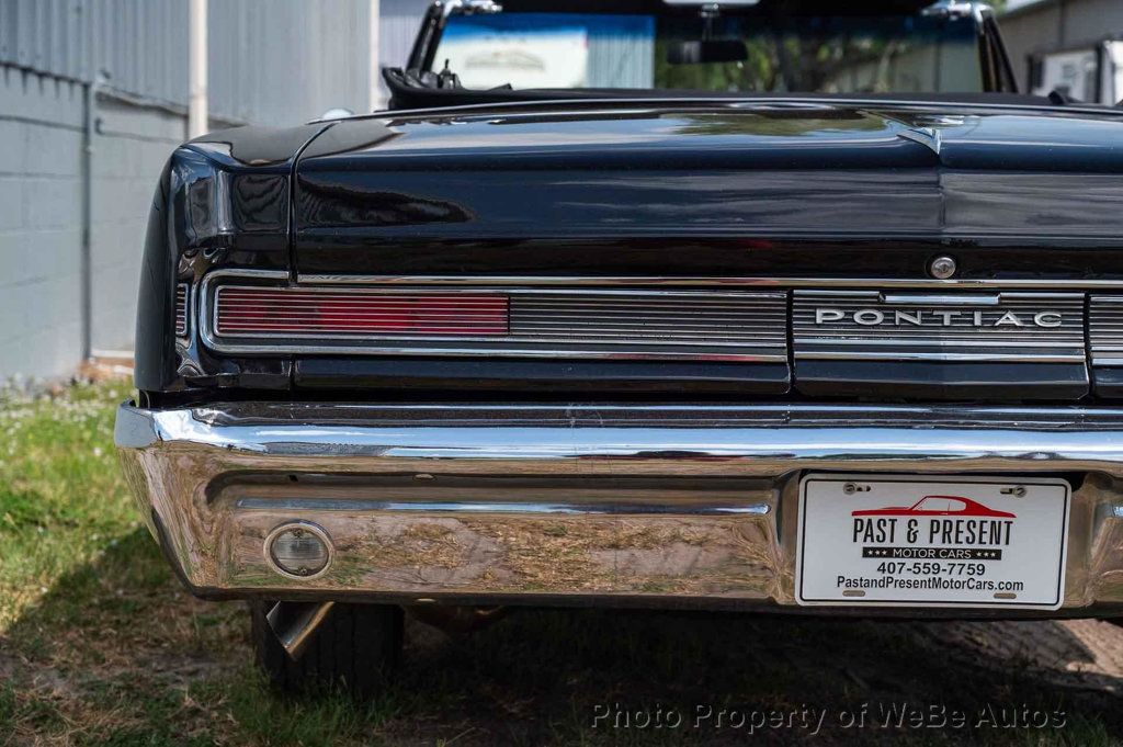 1964 Used Pontiac Lemans PHS Docs, Triple Black, GTO Badged, Power Top ...