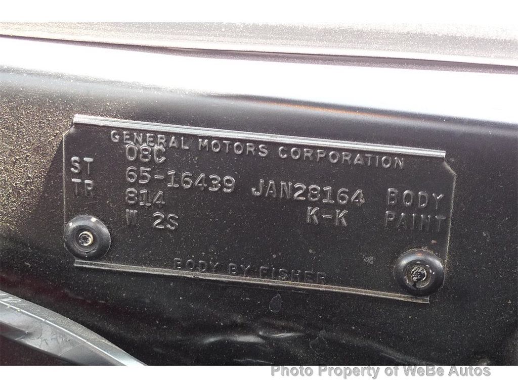1965 Used Chevrolet Impala For Sale at WeBe Autos Serving Long Island ...