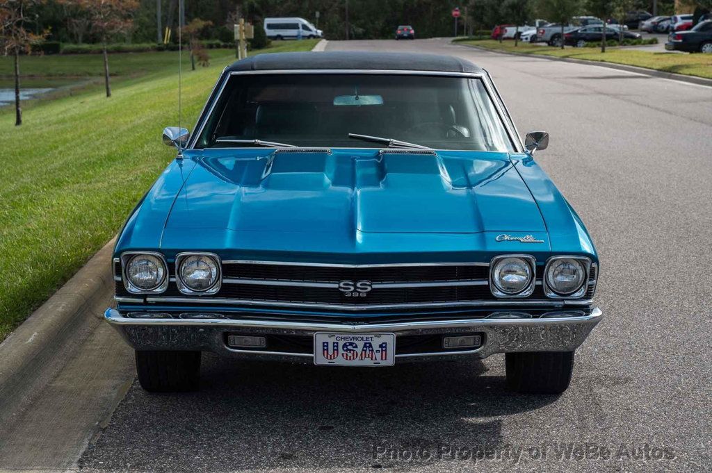 1969 Used Chevrolet Chevelle SS Matching Numbers 396, Protecto Plate, 4 ...