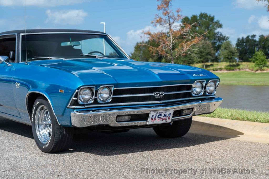 1969 Used Chevrolet Chevelle SS Matching Numbers 396, Protecto Plate, 4 ...