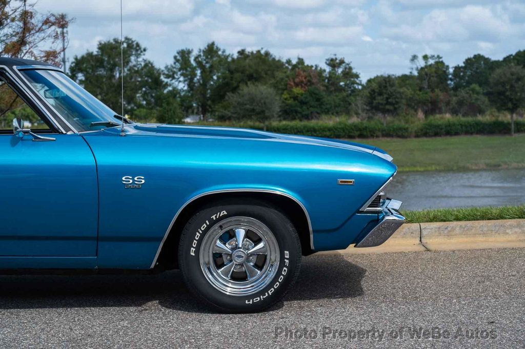 1969 Used Chevrolet Chevelle SS Matching Numbers 396, Protecto Plate, 4 ...