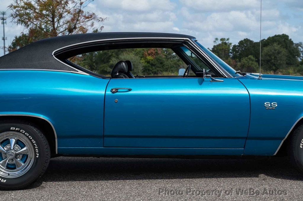 1969 Used Chevrolet Chevelle SS Matching Numbers 396, Protecto Plate, 4 ...