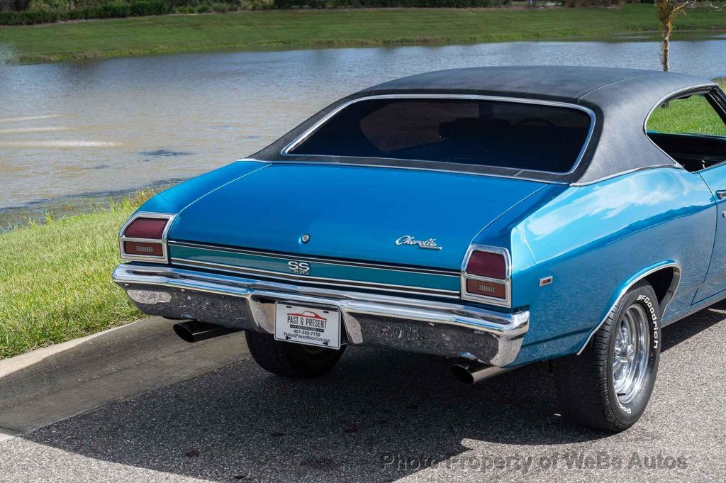 1969 Used Chevrolet Chevelle SS Matching Numbers 396, Protecto Plate, 4 ...