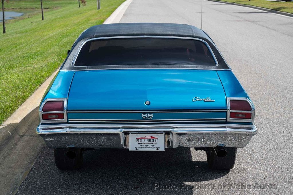1969 Used Chevrolet Chevelle SS Matching Numbers 396, Protecto Plate, 4 ...
