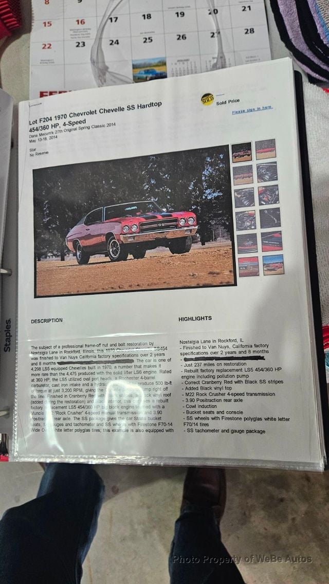 1970 Used Chevrolet Chevelle LS5 For Sale at WeBe Autos Serving Long ...
