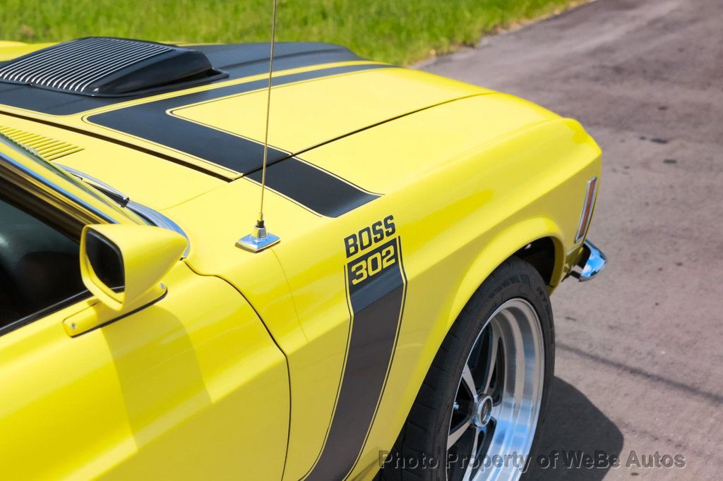 1970 Used Ford Mustang Fastback Boss 302, 5-Speed, Restored at WeBe ...