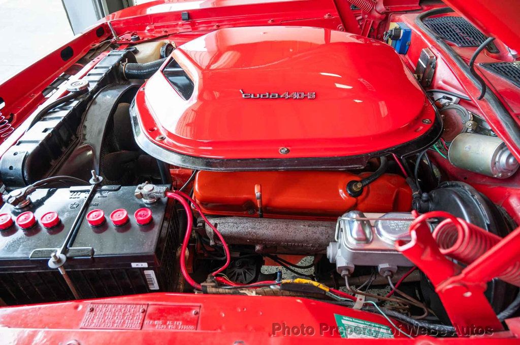 1970 Used Plymouth Cuda V-Code 440 Six-Pack – 4-Speed, Galen Govier ...