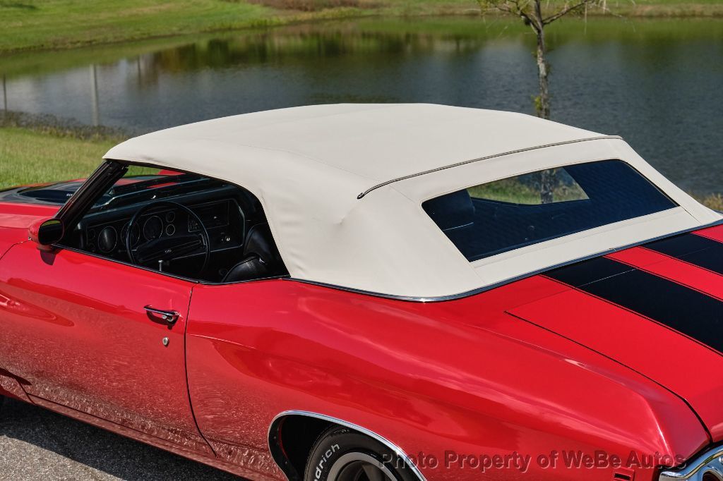 1972 Used Chevrolet Chevelle SS Convertible LS5 with Build Sheet at ...