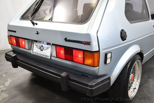 1984 Used Volkswagen Rabbit GTI at Zone Motors Serving Addison, IL, IID ...