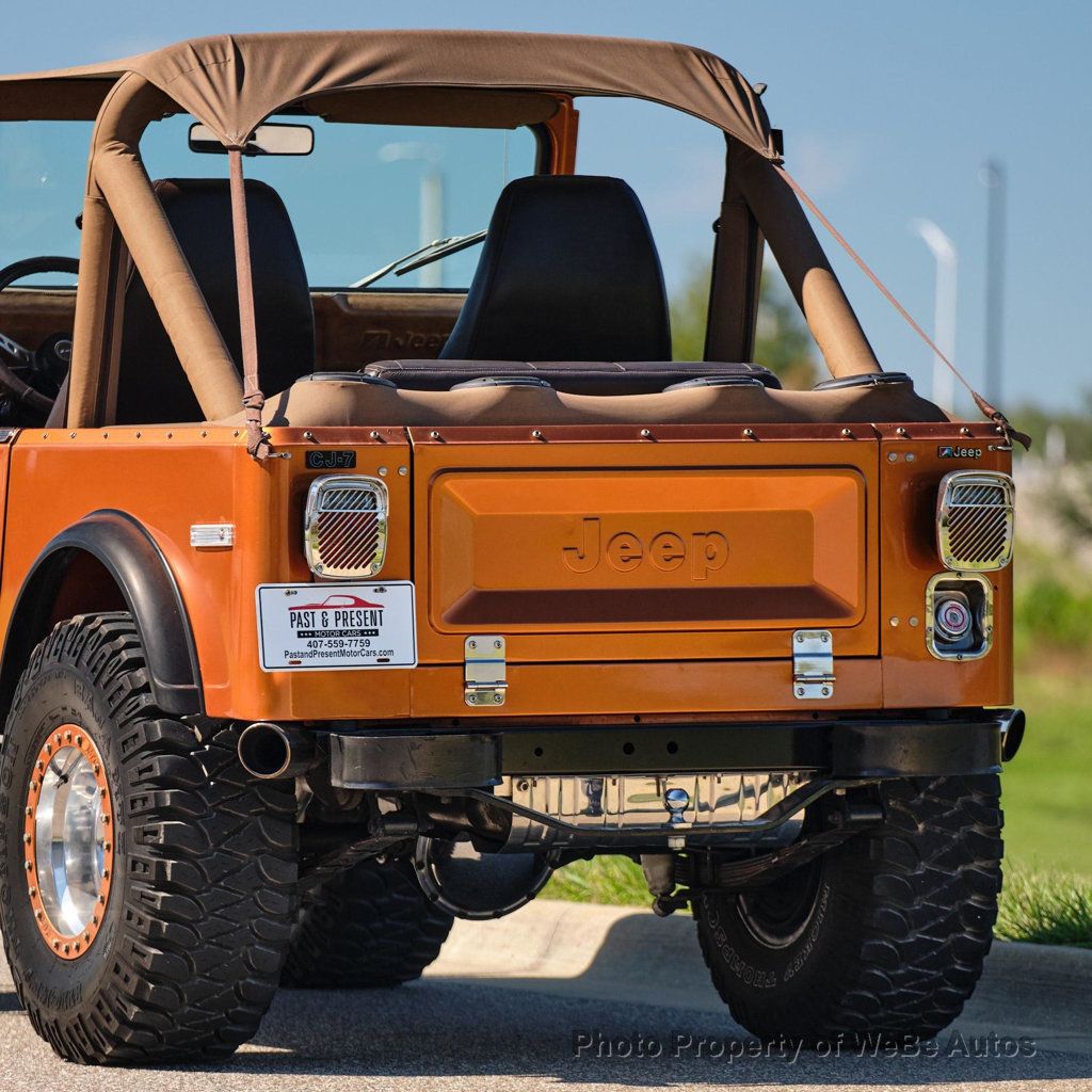 1989 Used Jeep CJ7 Frame Off Restored, V8 at WeBe Autos Serving Long ...