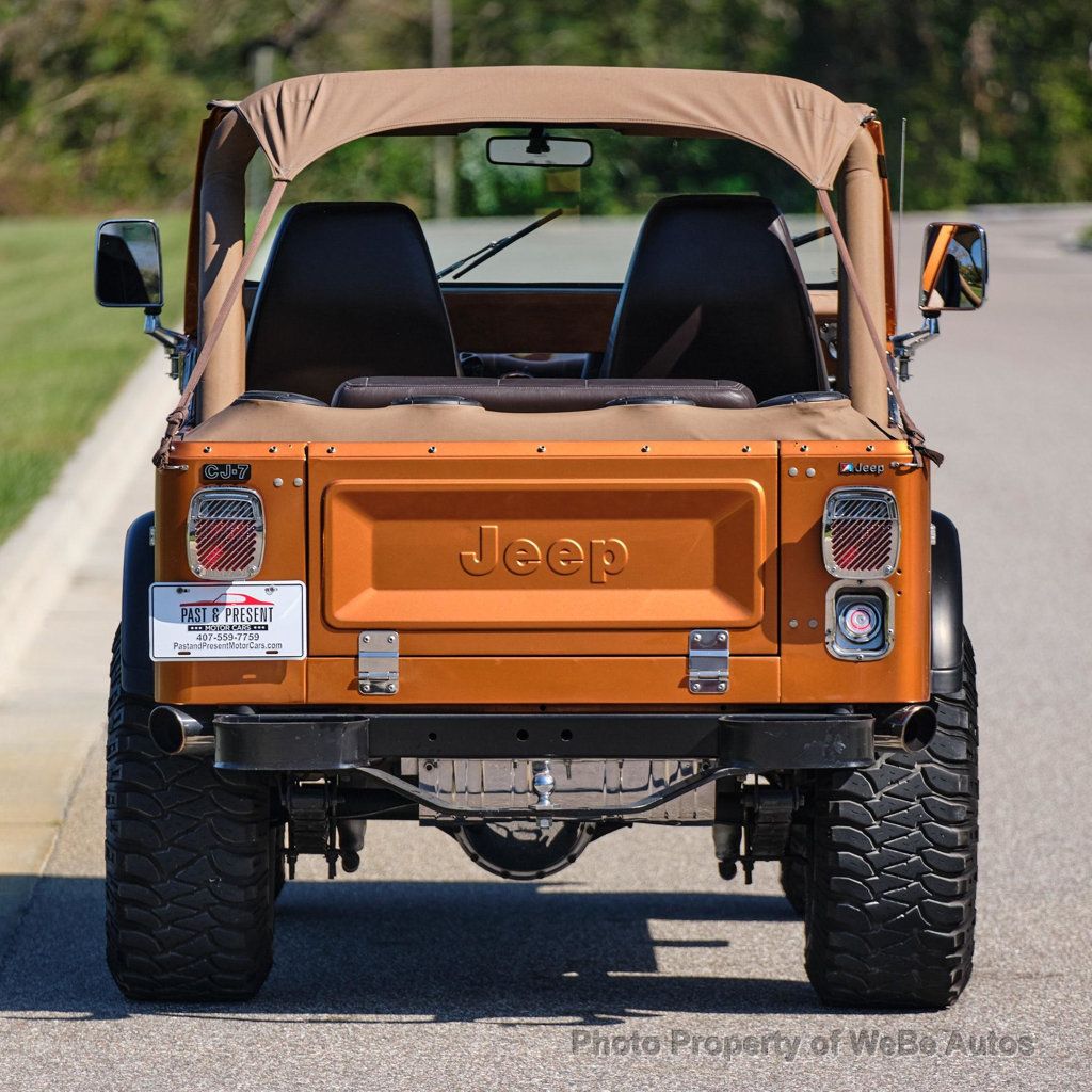 1989 Used Jeep CJ7 Frame Off Restored, V8 at WeBe Autos Serving Long ...