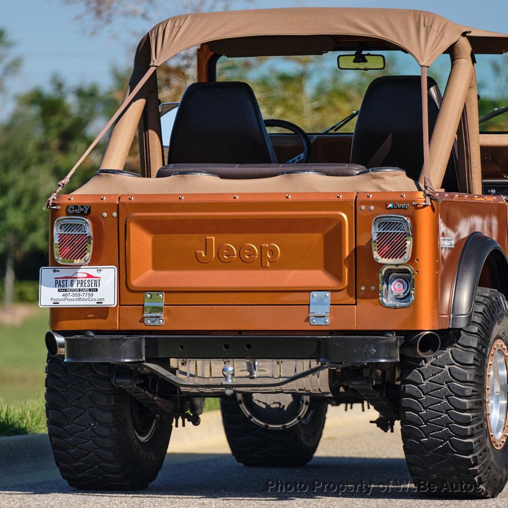 1989 Used Jeep CJ7 Frame Off Restored, V8 at WeBe Autos Serving Long ...