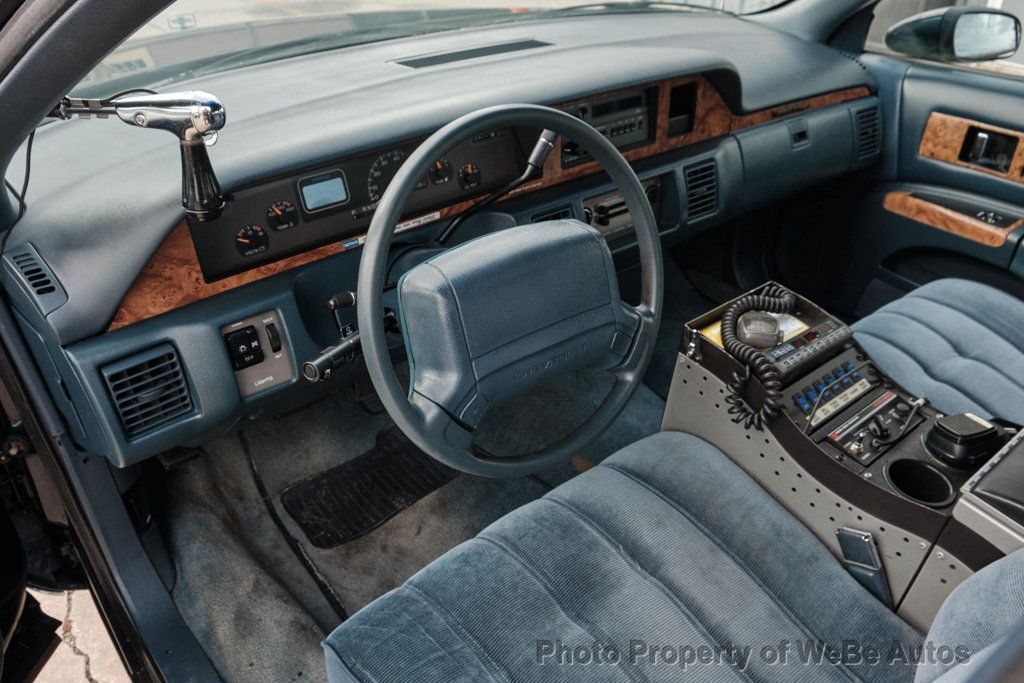 Chevy Caprice Police Interior