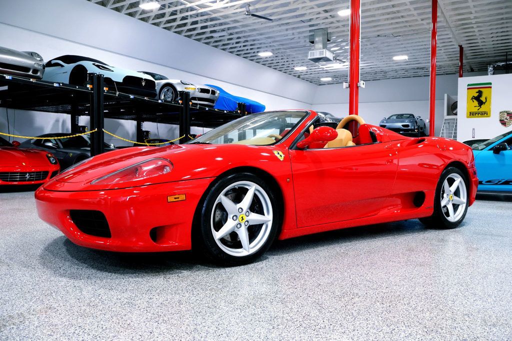 2002 Used Ferrari 360 SPIDER 6SP GATED Collector Grade "Gated Shifter ...