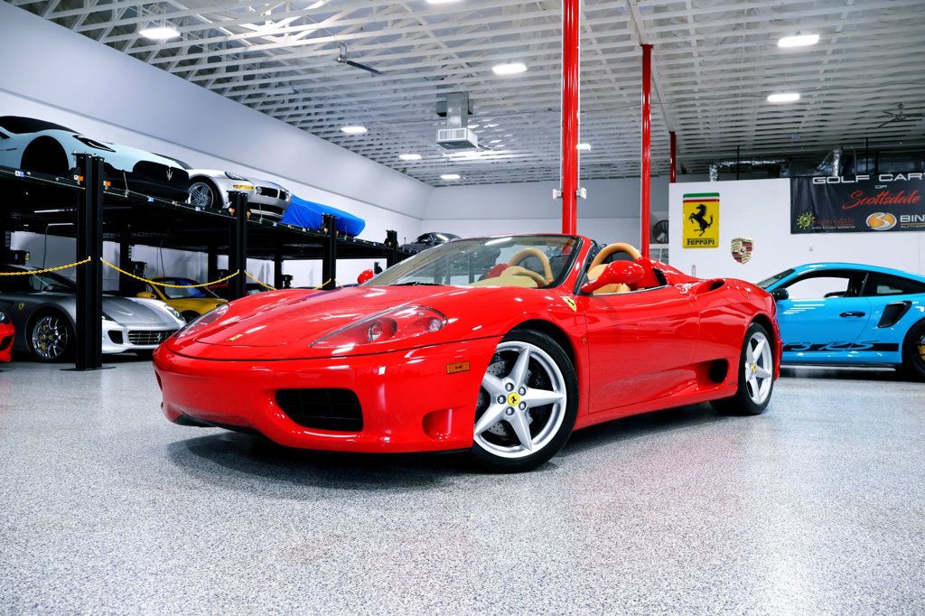 2002 Used Ferrari 360 SPIDER 6SP GATED Collector Grade "Gated Shifter ...