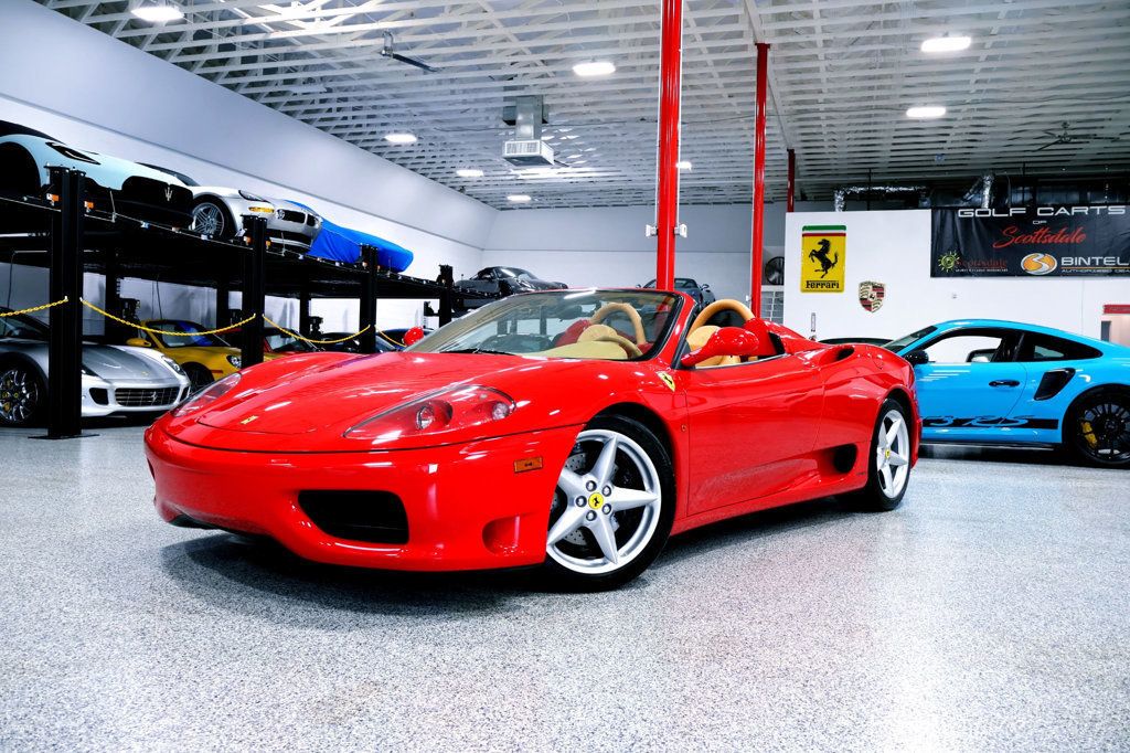 2002 Used Ferrari 360 SPIDER 6SP GATED Collector Grade "Gated Shifter ...