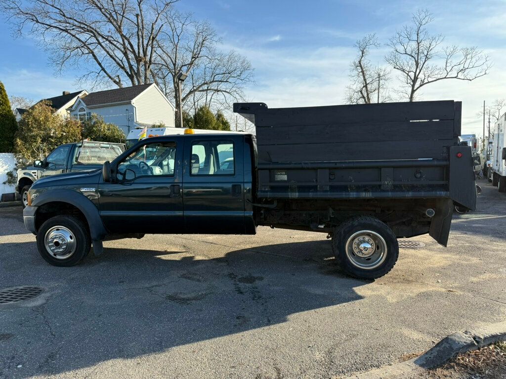 2006 Used Ford F450 SD CREW CAB MASON DUMP TRUCK 4X4 LOW MILEAGE at ...