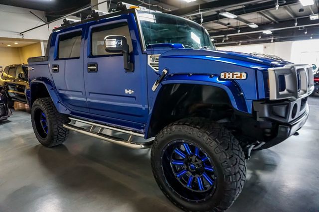 2006 Used HUMMER H2 *H2 SUT* *Pacific Blue* *Rare Color* *Lifted w/Fuel Wheels* at Gold Coast ...