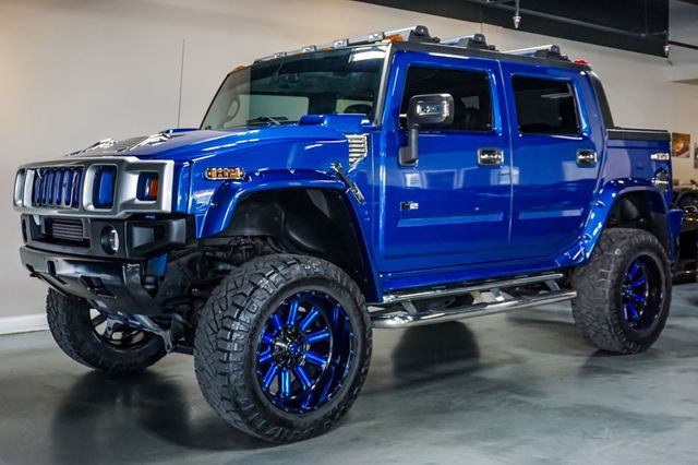 2006 Used HUMMER H2 *H2 SUT* *Pacific Blue* *Rare Color* *Lifted w/Fuel Wheels* at Gold Coast ...