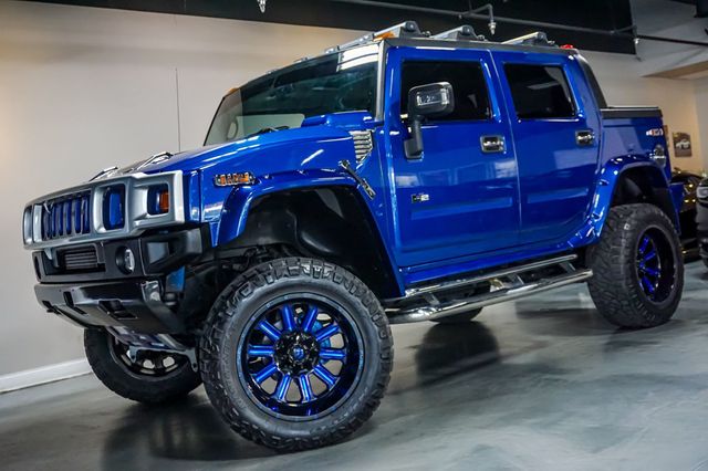 2006 Used HUMMER H2 *H2 SUT* *Pacific Blue* *Rare Color* *Lifted w/Fuel Wheels* at Gold Coast ...