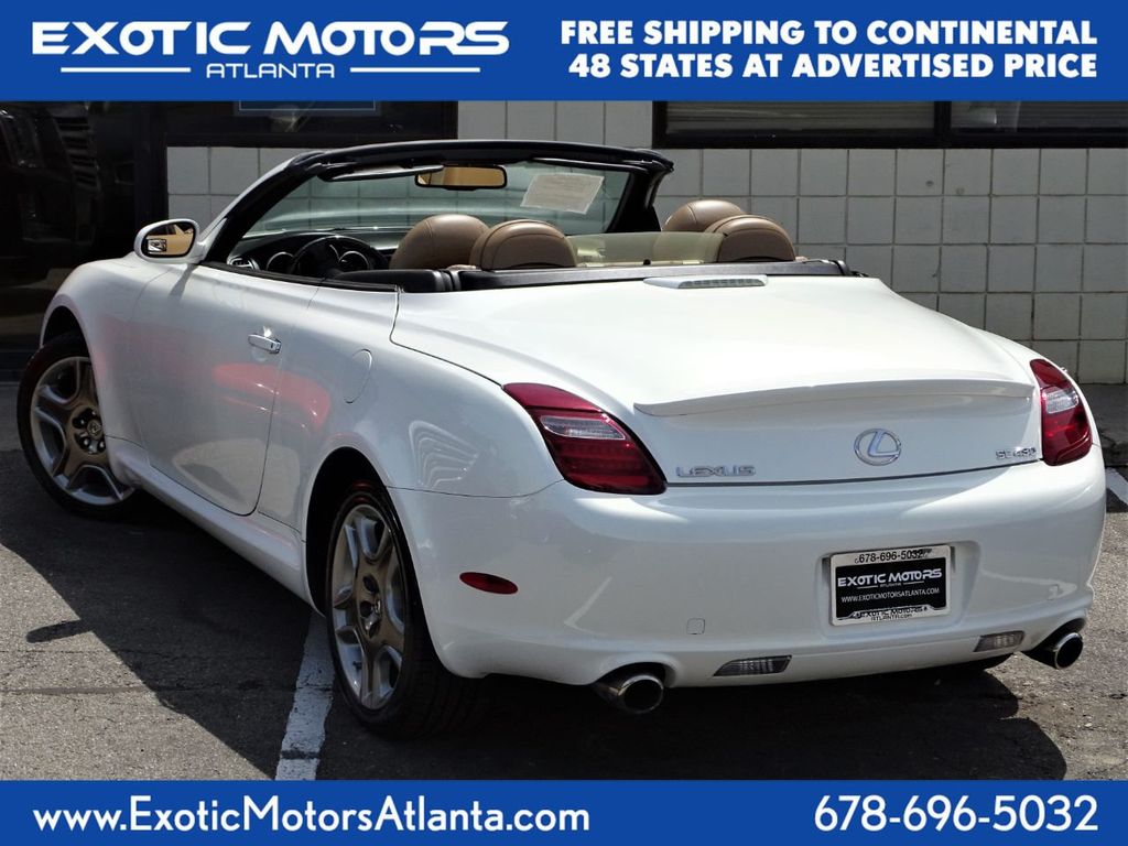 2006 Used Lexus SC 430 2006 LEXUS SC430 WHITE ON TAN! HARDTOP ...