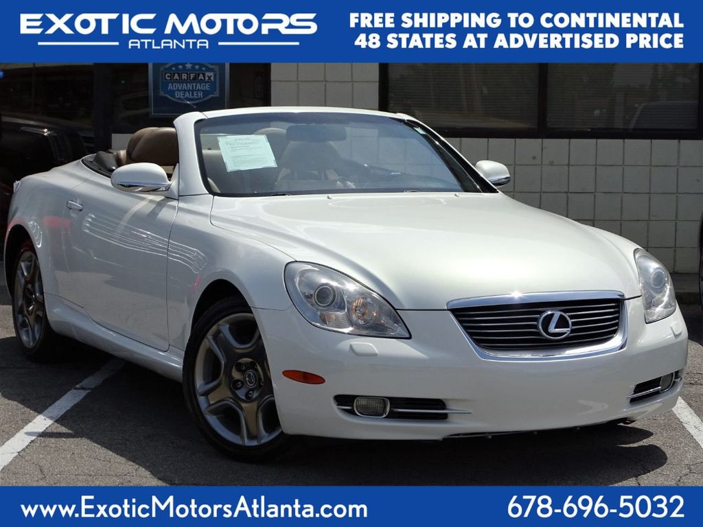 2006 Used Lexus SC 430 2006 LEXUS SC430 WHITE ON TAN! HARDTOP ...