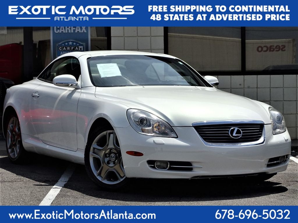 2006 Used Lexus SC 430 2006 LEXUS SC430 WHITE ON TAN! HARDTOP ...