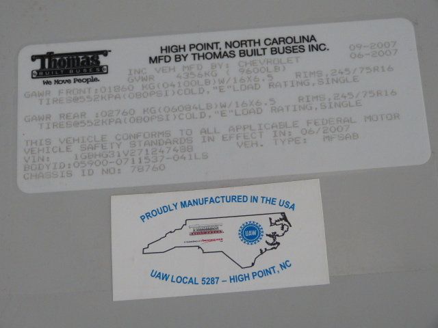 2007 Used Chevrolet Express Commercial Cutaway 4.8L V8 GAS*3500*SRW*139 ...