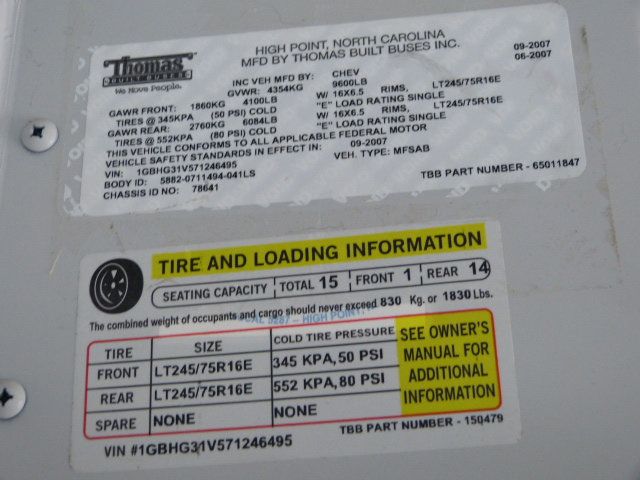 2007 Used Chevrolet Express Commercial Cutaway 4.8L V8 GAS*3500*SRW*139 ...