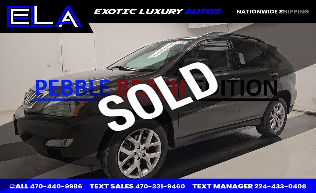 2009 Lexus RX 350 PEBBLE BEACH RARE RARE PEBBLE BEACH! WONT FIND ANOTHER ONE WOW SUV for Sale ...