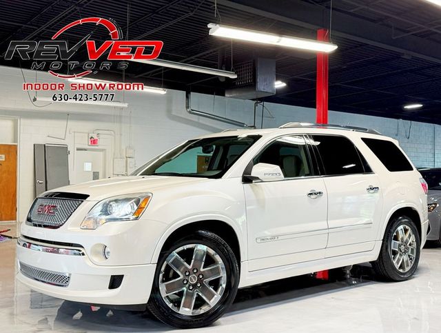 2012 Used GMC Acadia AWD 4dr Denali at Revved Motors Serving Addison ...