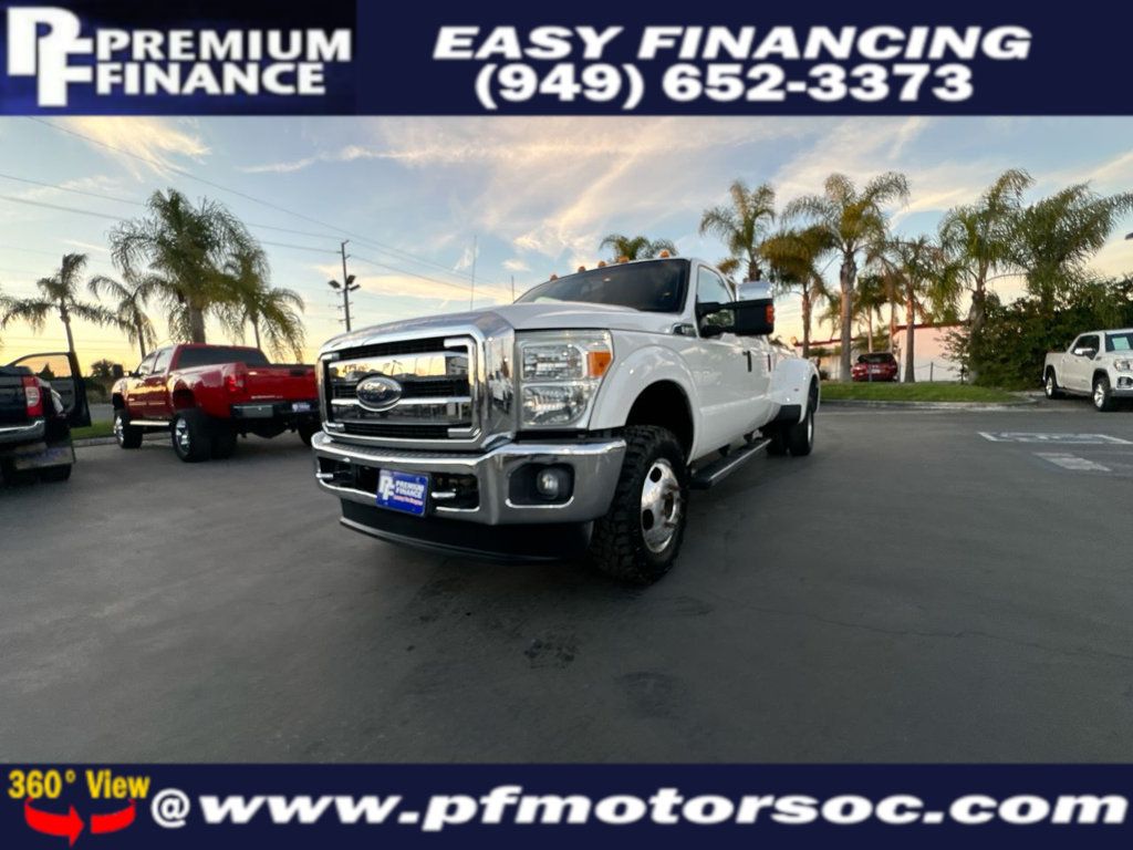 2015 Used Ford F350 Super Duty Crew Cab XLT DUALLY 4X4 DIESEL CLEAN at ...