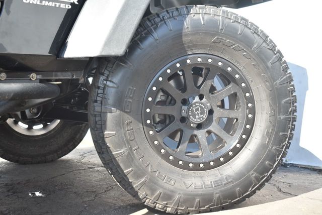 2015 Used Jeep Wrangler Unlimited 35'' NITTO Tires, 17'' Black Rhino ...
