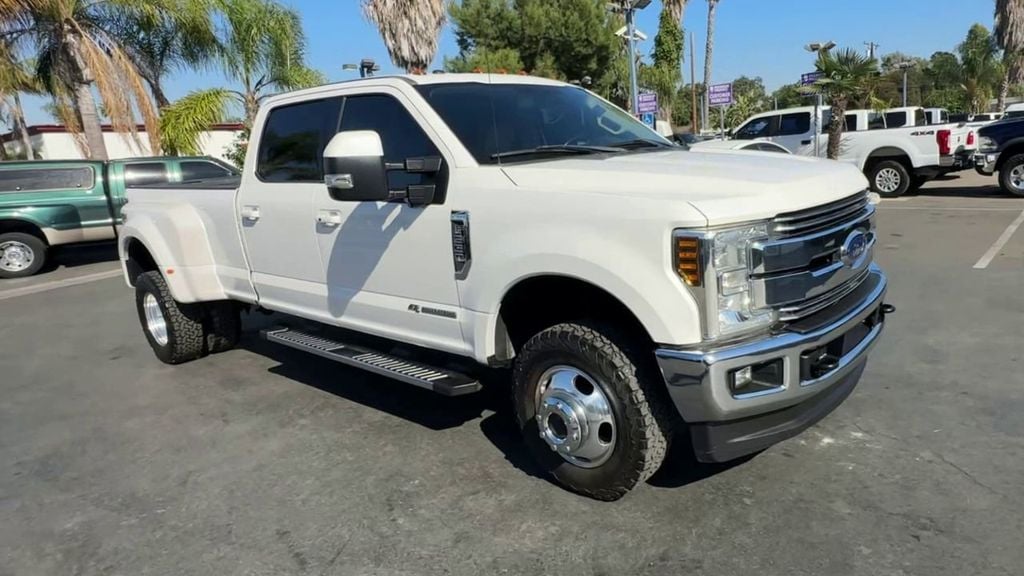 2018 Used Ford F350 Super Duty Crew Cab LARIAT DUALLY 4X4 DIESEL NAV ...