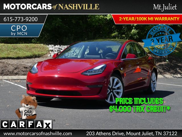2018 Used Tesla Model 3 Long Range Battery AWD at MotorCars of ...