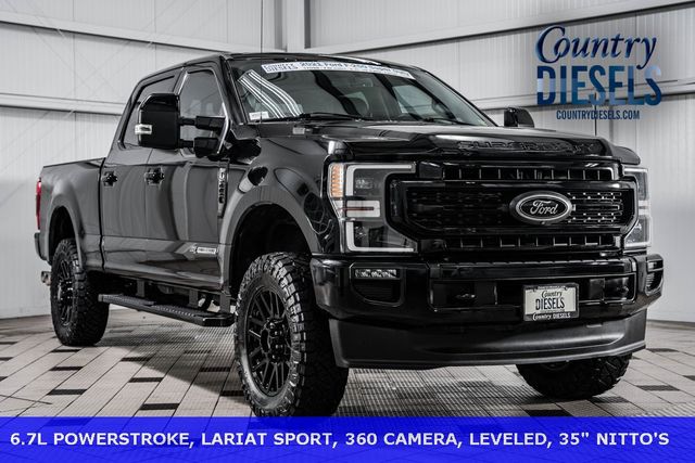 2021 Used Ford Super Duty F-250 SRW Lariat Sport FX4 Leveled at Country ...