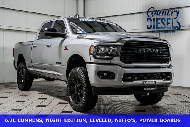 2021 Used Ram 2500 Lone Star Night Edition Leveled at Country Diesels ...