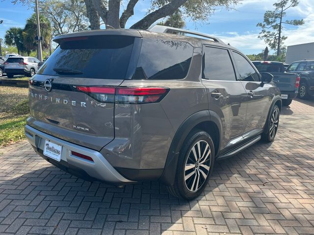 2023 Used Nissan Pathfinder PLATINUM WITH CAPTAINS CHAIRS AND RUNNING ...