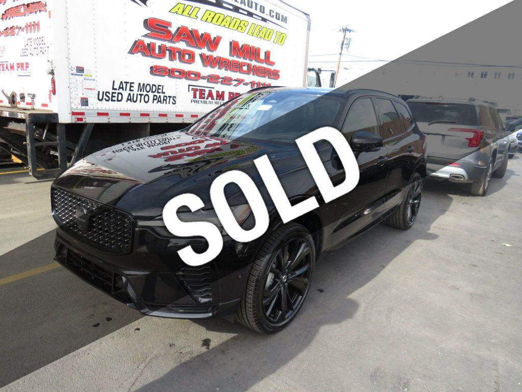 2025 Used Volvo XC60 Plug In Hybrid T8 AWD Ultra Black Edition at Saw Mill Auto Serving Yonkers Bronx New Rochelle NY IID 22636055